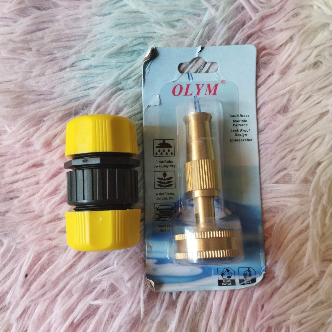 Brass Hose Nozzle 160 pesos on Carousell