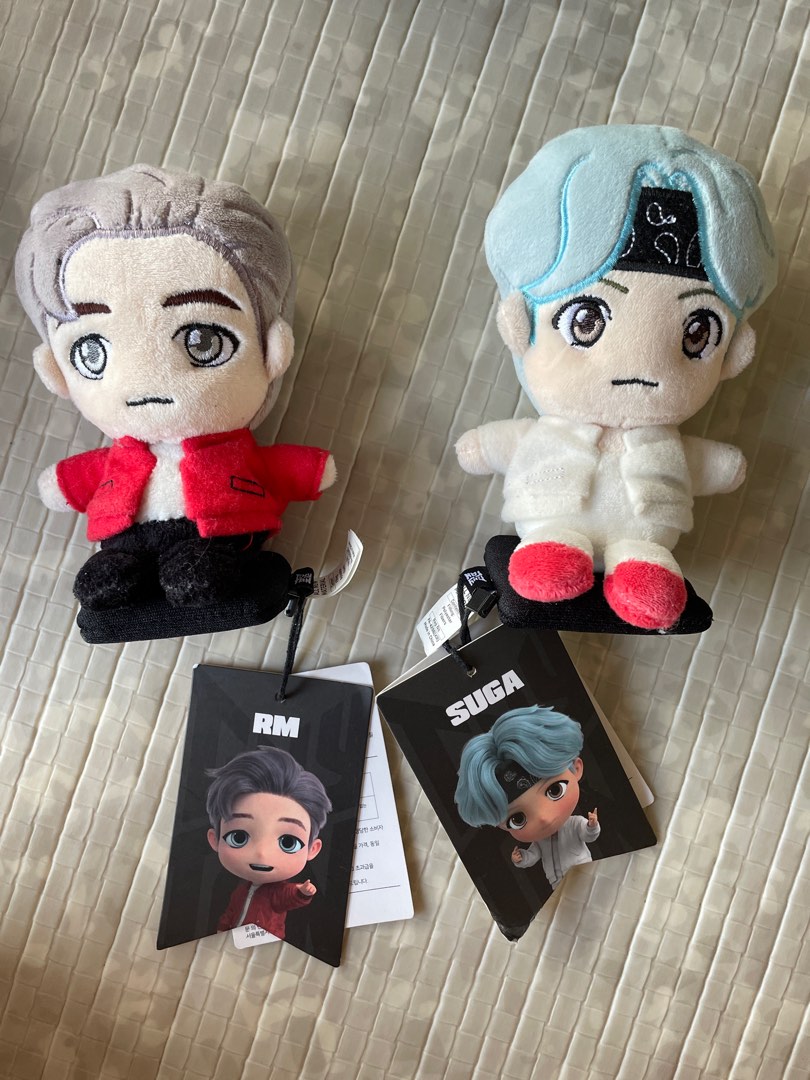 BTS Plush Tiny Tan Magnet RM and Suga on Carousell