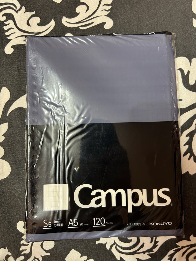 Campus A5 Binder Grid Refills (70 pages), Hobbies & Toys, Stationary ...