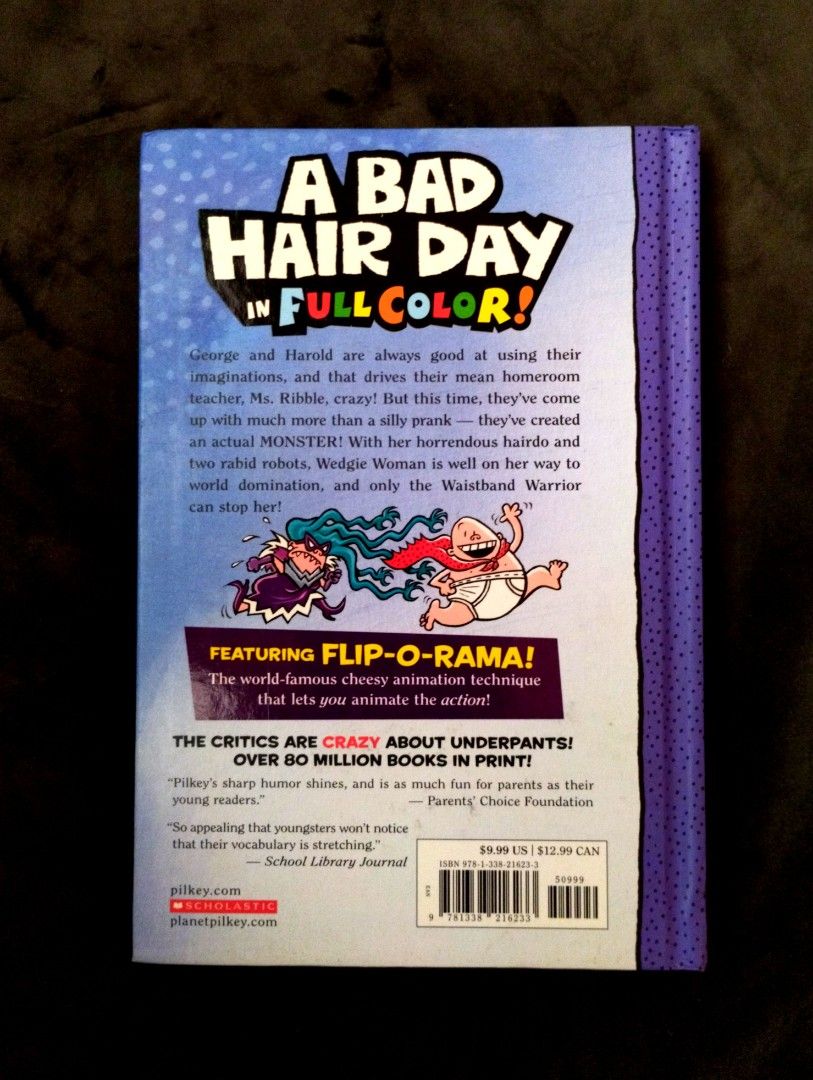 Captain Underpants Full Color - 5th epic novel by Dav Pilkey, Hobbies ...