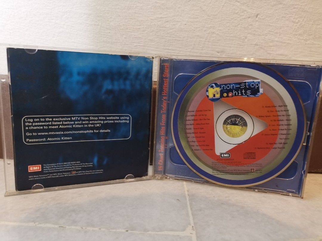 (CD) MTV Non Stop Hits Compilation Album, Hobbies & Toys, Music & Media ...