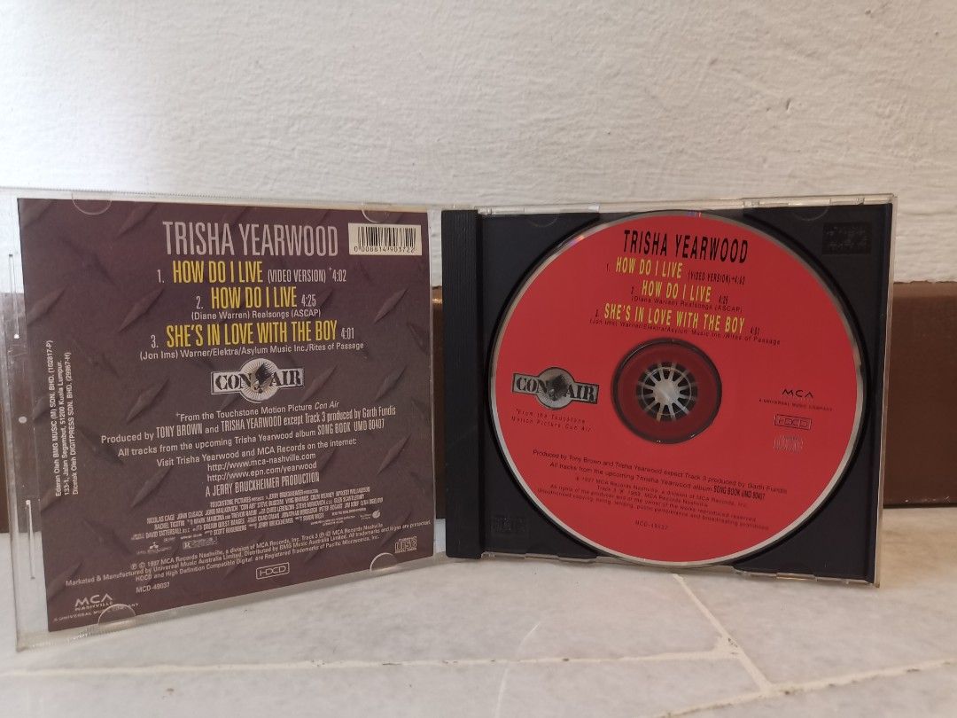 (CD) TRISYA YEARWOOD How Do I Live (Single), Hobbies & Toys, Music ...