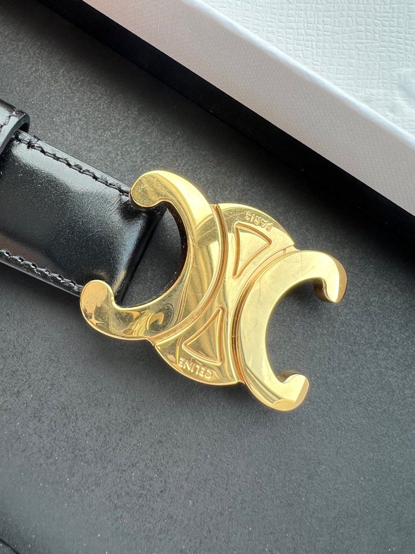 Celine triomphe belt, Women's Fashion, Watches & Accessories, Belts on ...