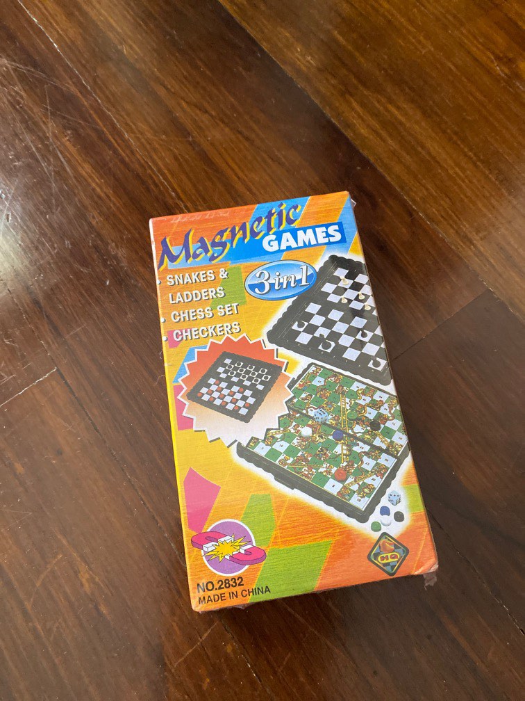 Chess, Checkers, snakes & ladders game set, Hobbies & Toys, Toys ...