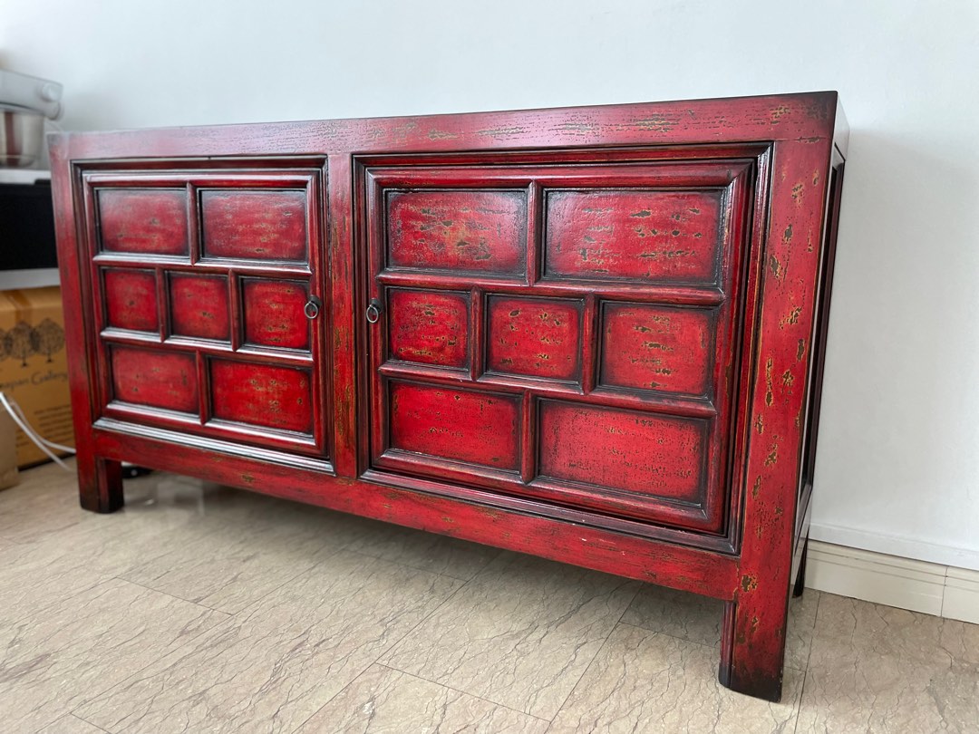 Chinese-style cabinet, Furniture & Home Living, Furniture, Shelves ...