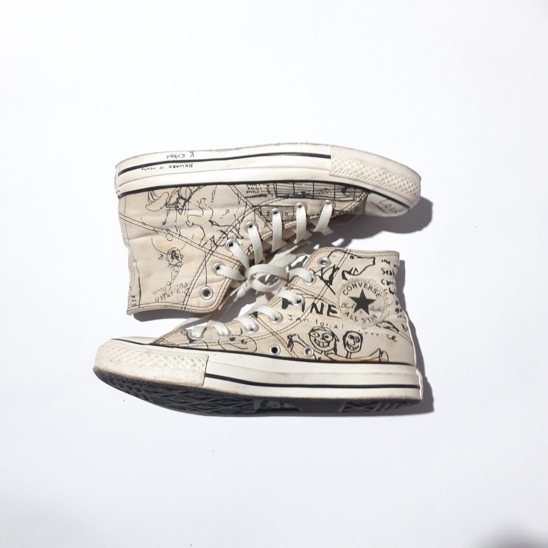 Converse x Kurt Cobain Edition High on Carousell