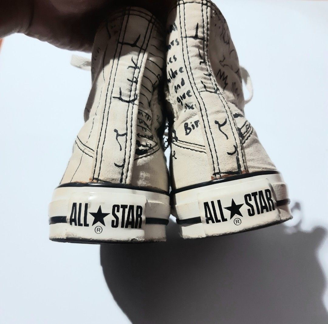 Converse x Kurt Cobain Edition High on Carousell