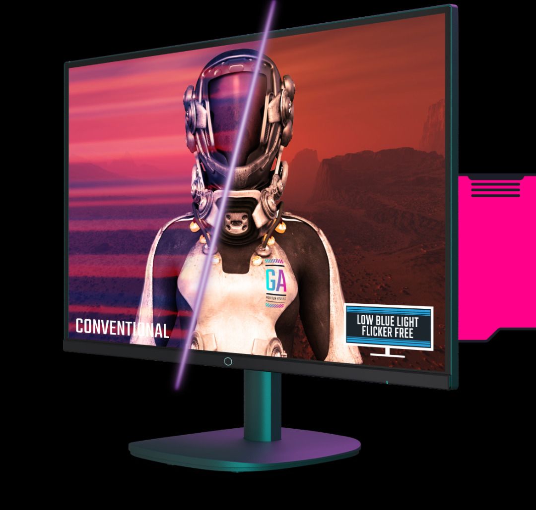 COOLER MASTER GA271 GAMING MONITOR (27",VA 16.7M,2K 2560x1440,100 Hz ...