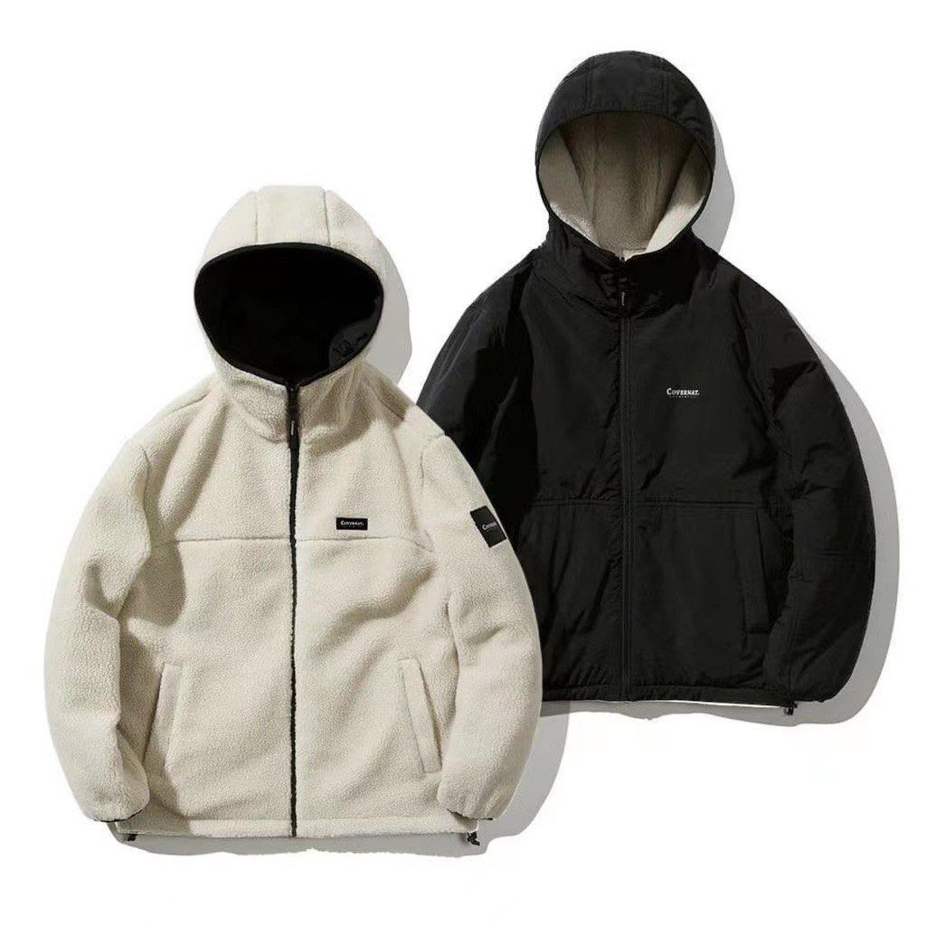 Covernat Unisex Reversible Hoodie Jacket, Women's Fashion, Coats ...