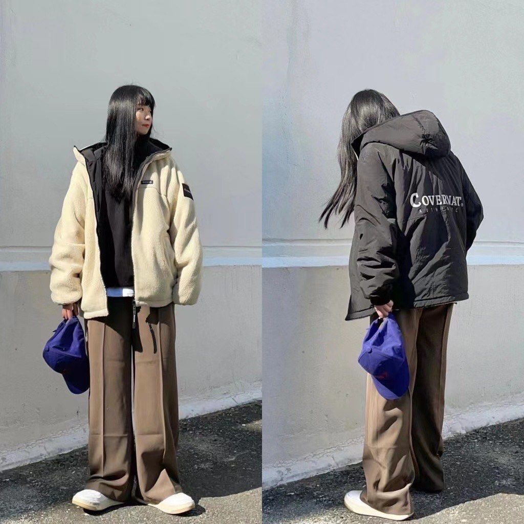 Covernat Unisex Reversible Hoodie Jacket, Women's Fashion, Coats ...