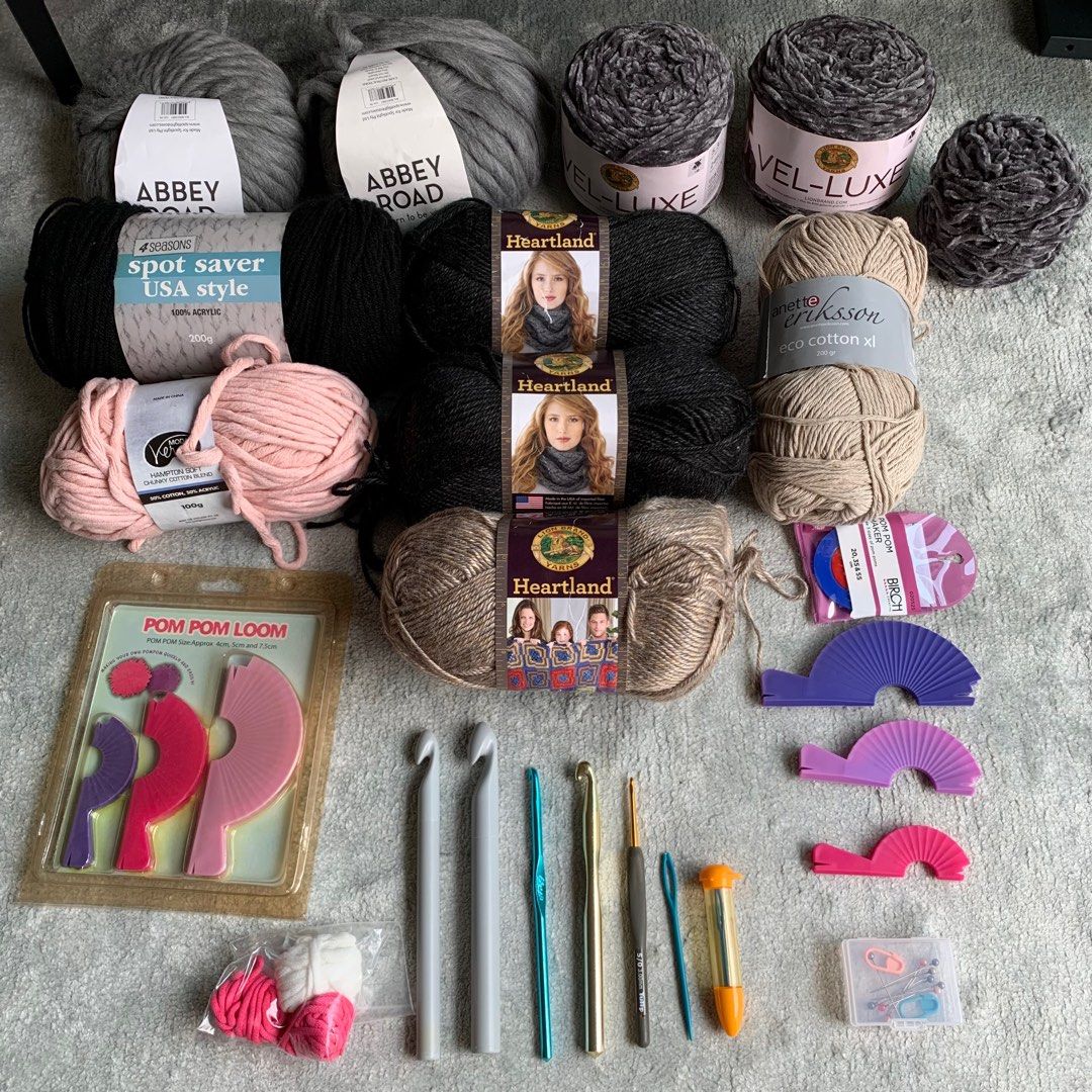Crochet Yarns & Kits (Assorted), Hobbies & Toys, Stationery & Craft ...