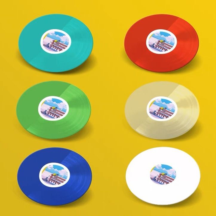 Custom Made Vinyl Record Mixtape 12" 10" 7" LP Two Sided Black/Clear ...