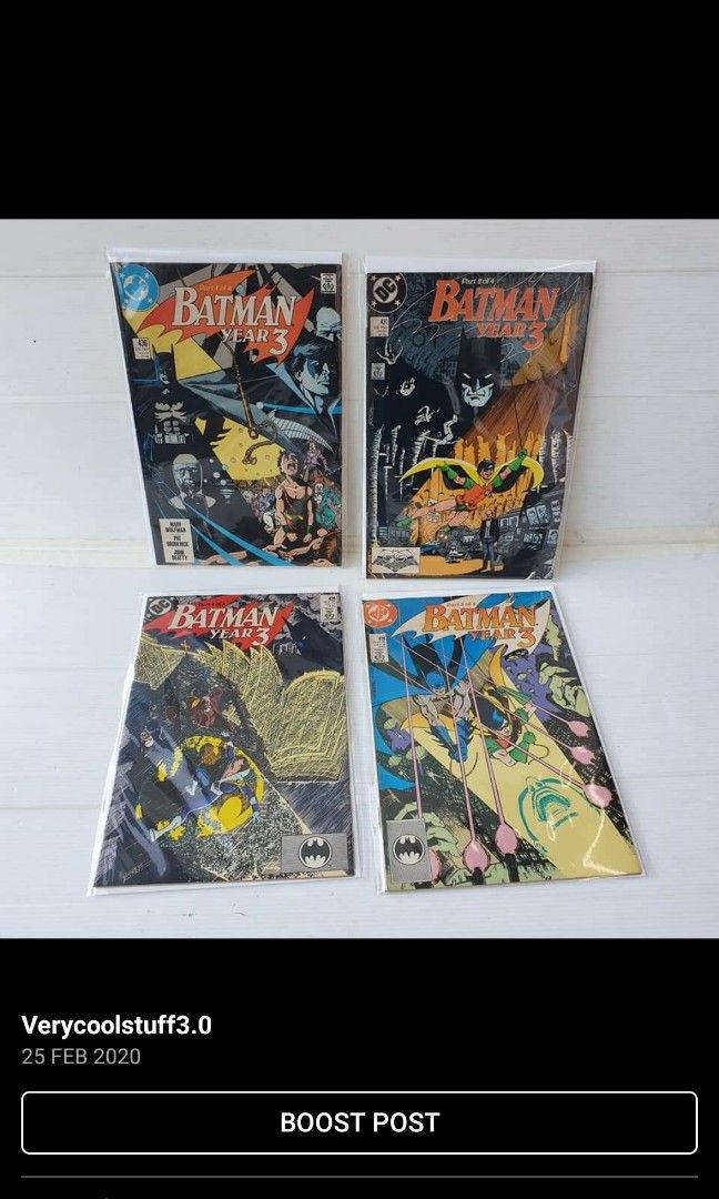 dc Comics batman year 3 issue # 1 to # 4, Hobbies & Toys, Books ...