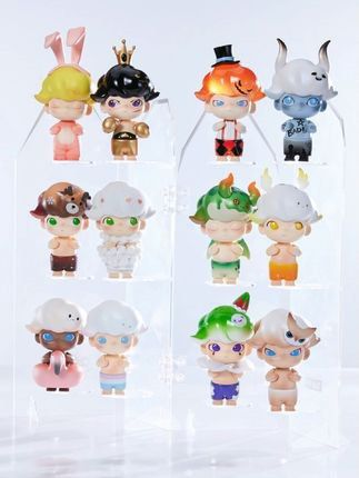 Dimoo Popmart blindbox retro series gift box set come with display ...