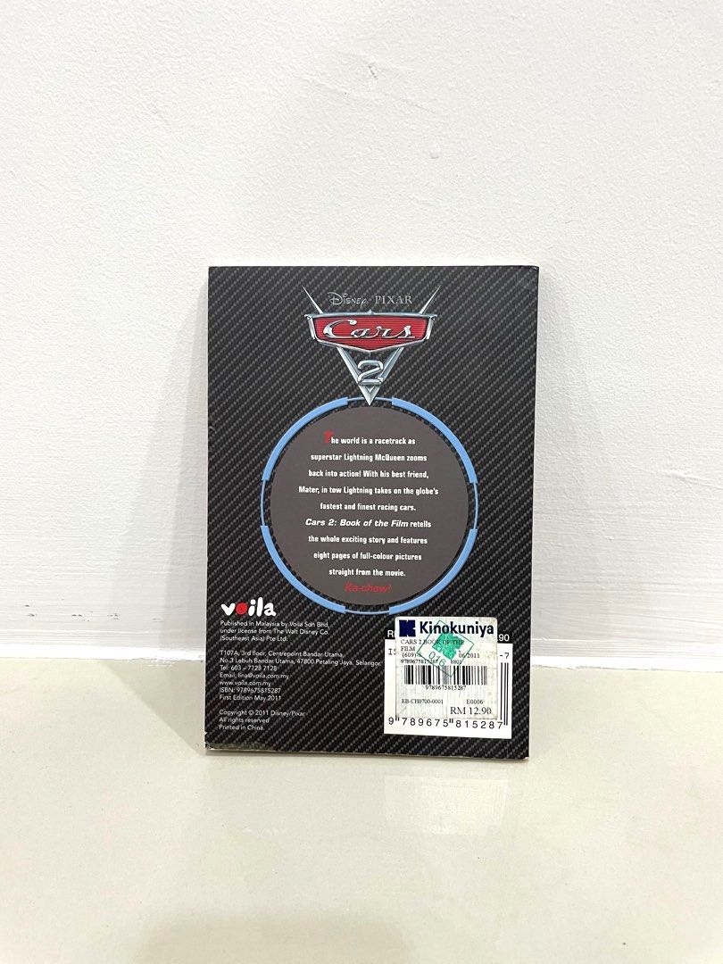 Disney Cars 2 | Book Of The Film, Hobbies & Toys, Books & Magazines ...