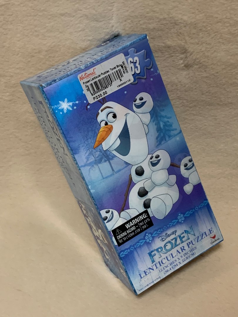 Disney Frozen lenticular puzzle, Hobbies & Toys, Toys & Games on Carousell