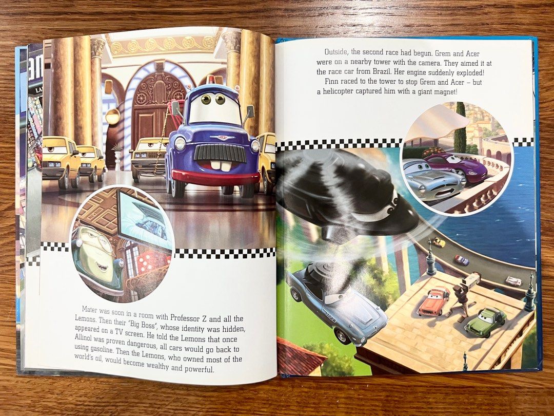 Disney Pixar Cars II Storybook, Hobbies & Toys, Books & Magazines ...
