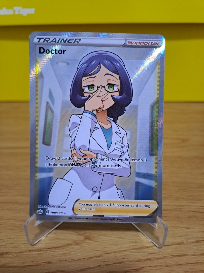 Doctor FA Full Art Chilling Reign Pokemon Card, Hobbies & Toys, Toys ...