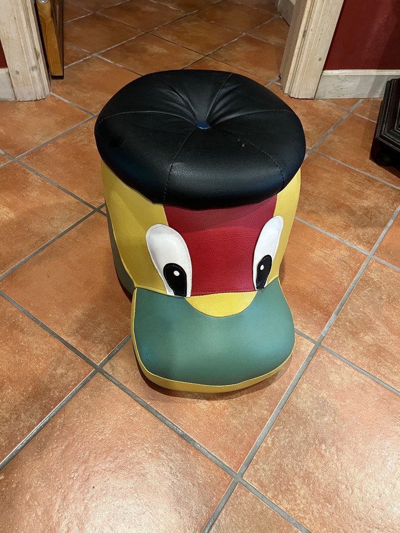 Donald Duck Stool, Furniture & Home Living, Home Decor, Other Home ...