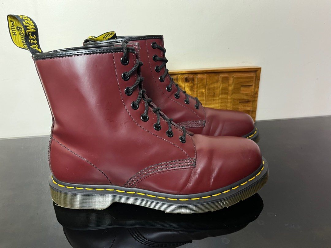Dr Martens 1460 / Cherry red / Uk 7, Men's Fashion, Footwear, Boots on ...