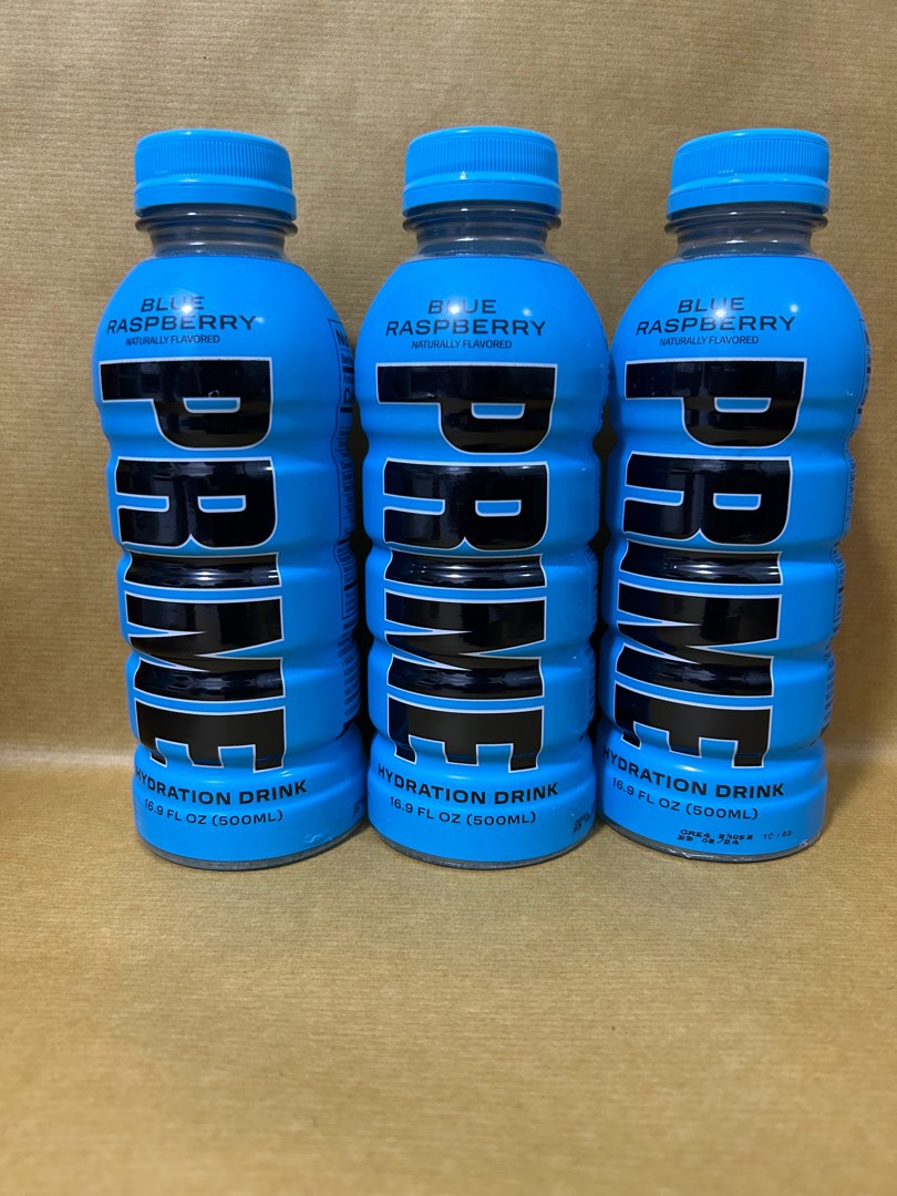 Drink prime blue raspberry bottle by ksi and Logan Paul, Health ...