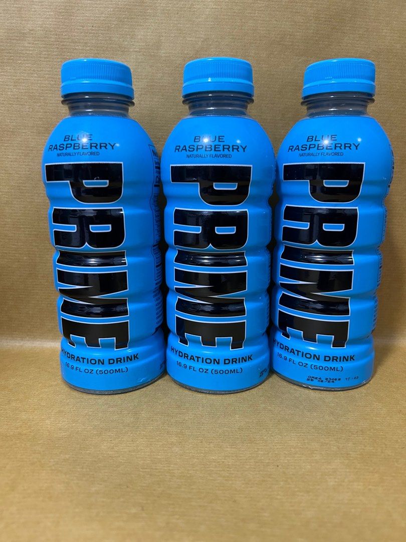 Drink prime blue raspberry bottle by ksi and Logan Paul, Health ...