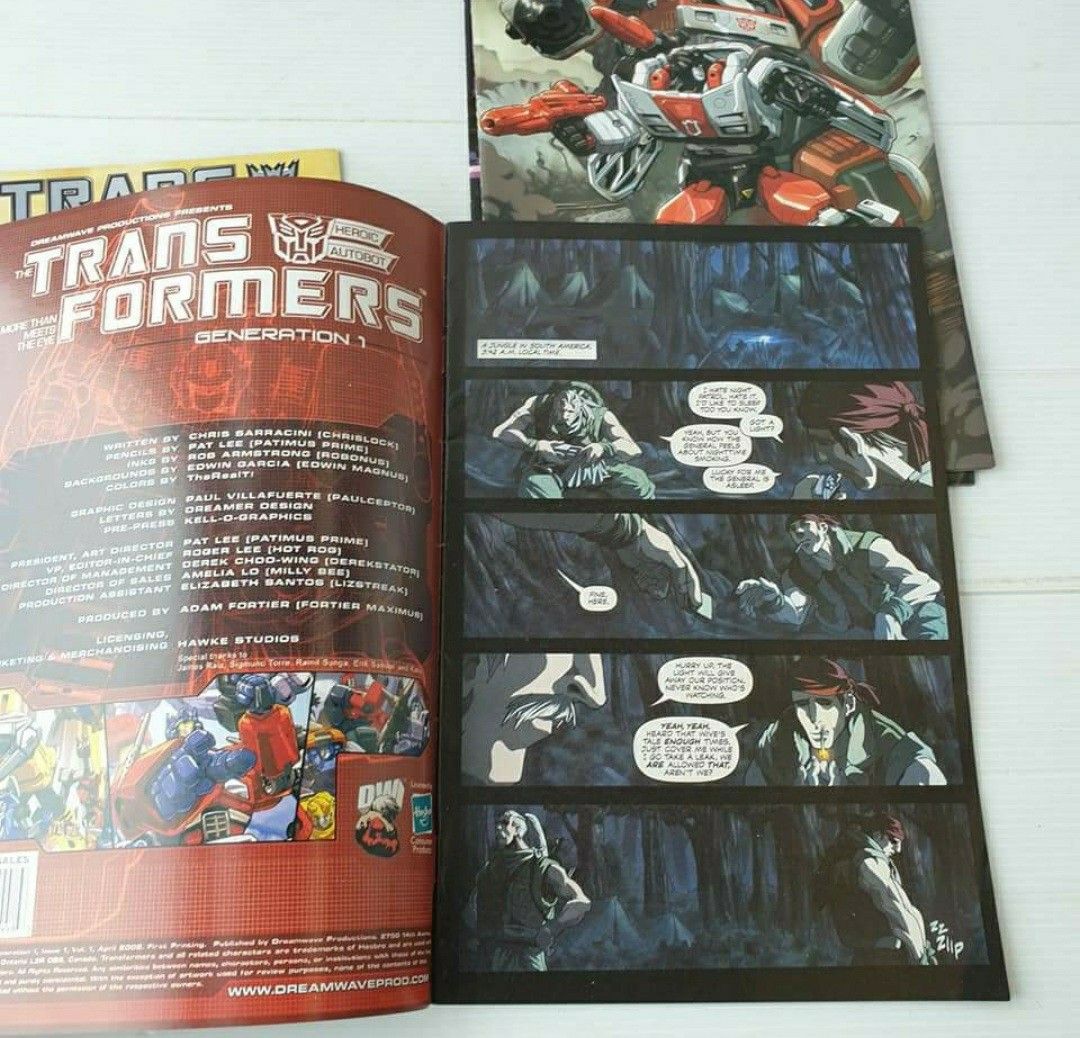 dteamwave comics transformers foil cover issue # 1, Hobbies & Toys ...