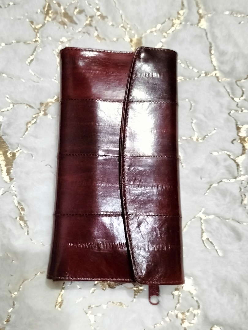 eel skin wallet & card holder, Women's Fashion, Bags & Wallets, Wallets ...
