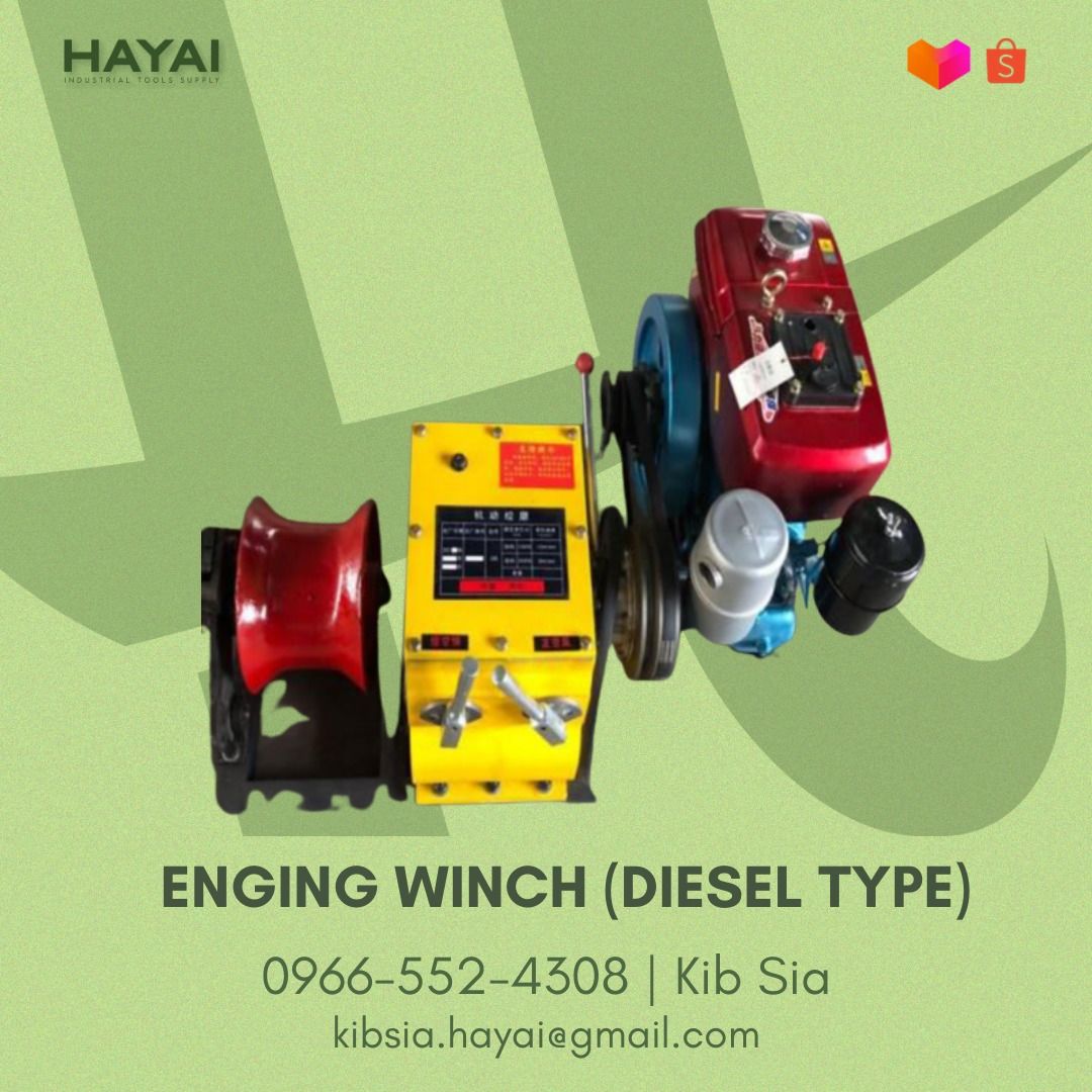 Engine Winch (Diesel Type), Commercial & Industrial, Industrial ...