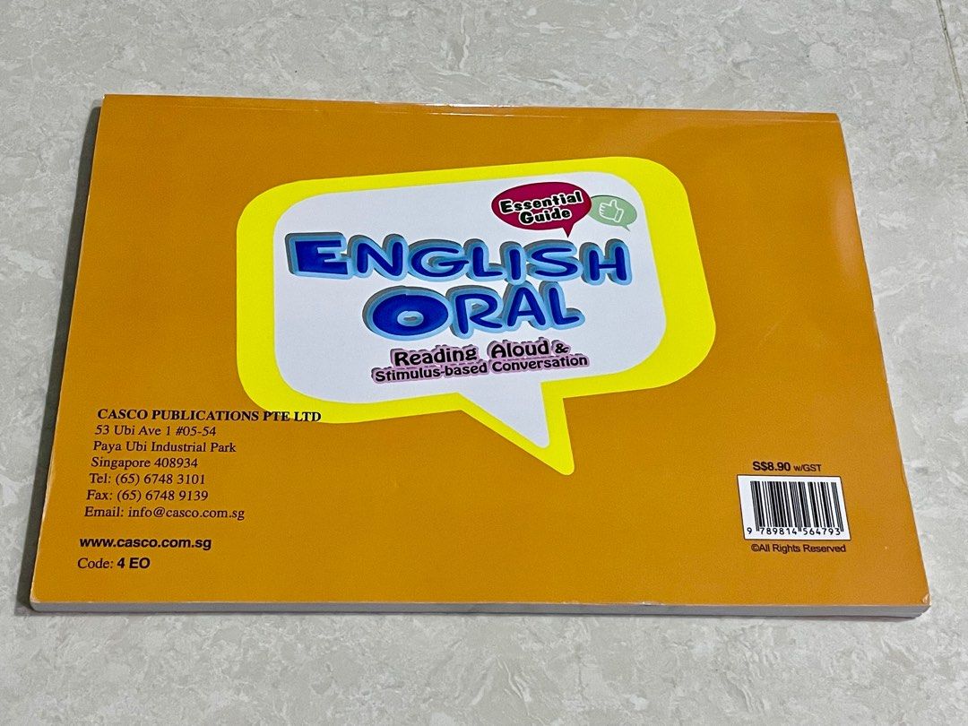 English Oral Reading Aloud and Stimulus Based Conversation (Original ...