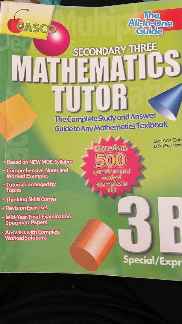 Form 3 Maths Exercise Book, 興趣及遊戲, 書本 & 文具, 書本及雜誌 - 補充練習 - Carousell