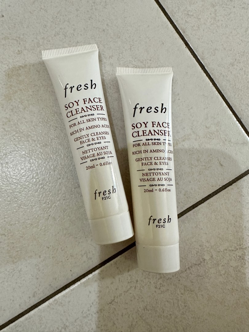 Fresh soy face cleanser 20ml, Beauty & Personal Care, Face, Face Care ...