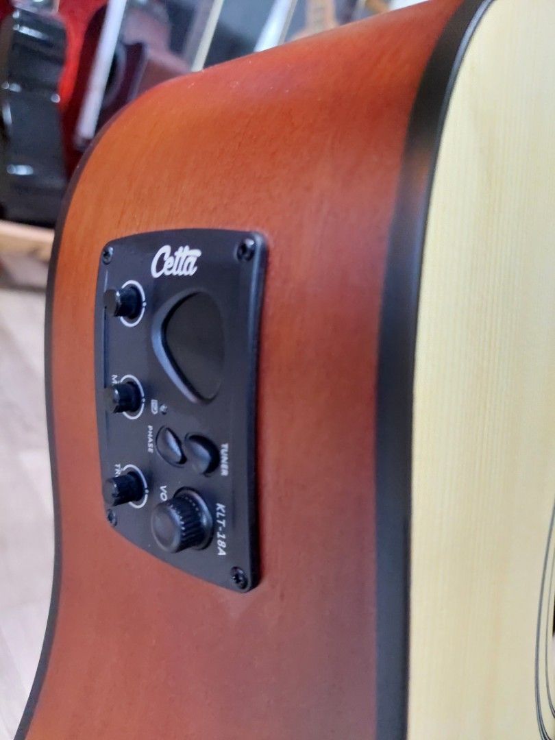 Gitar akustik elektrik original cetta baru, Musik & Media, Alat di ...