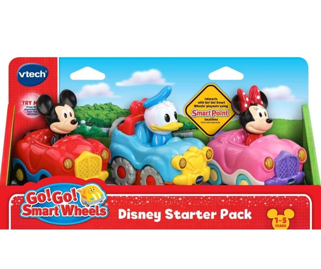 Go! Go! Smart Wheels Disney Starter Pack with Mickey Mouse, Minnie ...