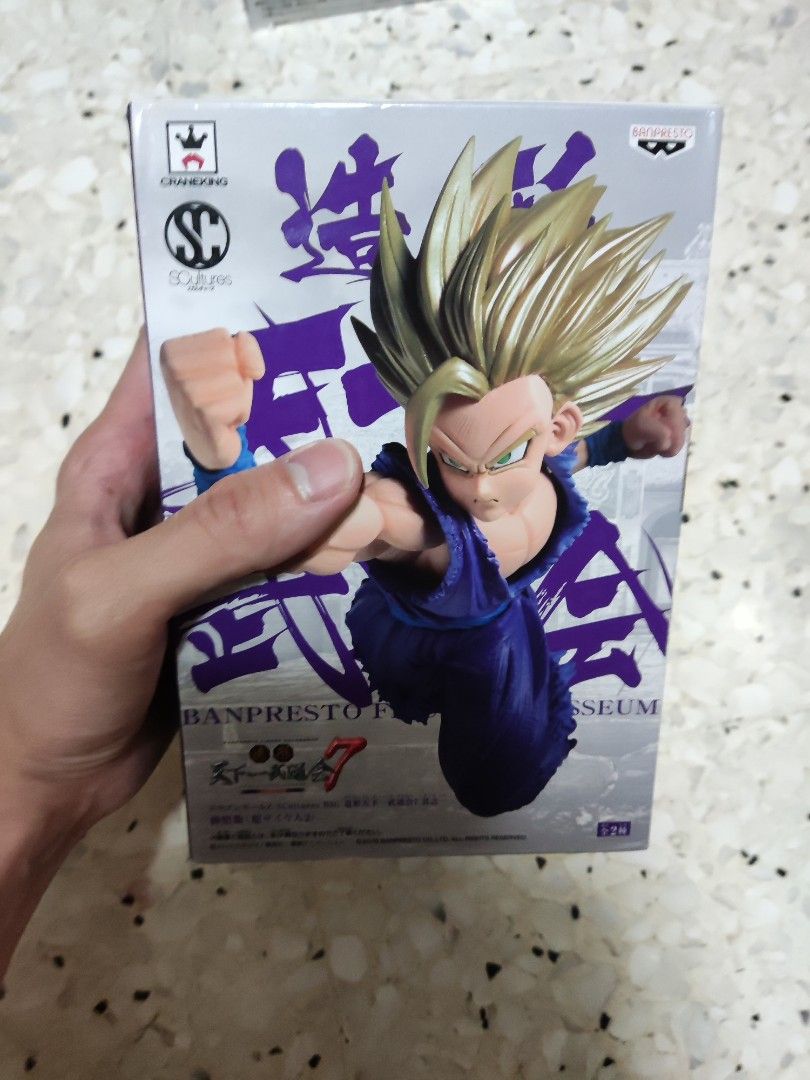Gold Toei DragonBall Scultures Son Gohan Anime Figure Figurine Statue ...