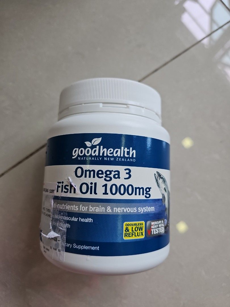 goodhealth Omega 3 Fish Oil 1000mg, Health & Nutrition, Health ...