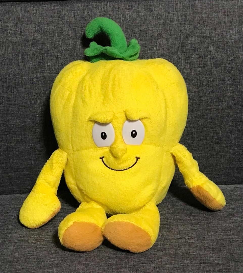 Goodness Gang Body Squad Peter the Bell Pepper Stuffed Toy, Hobbies ...