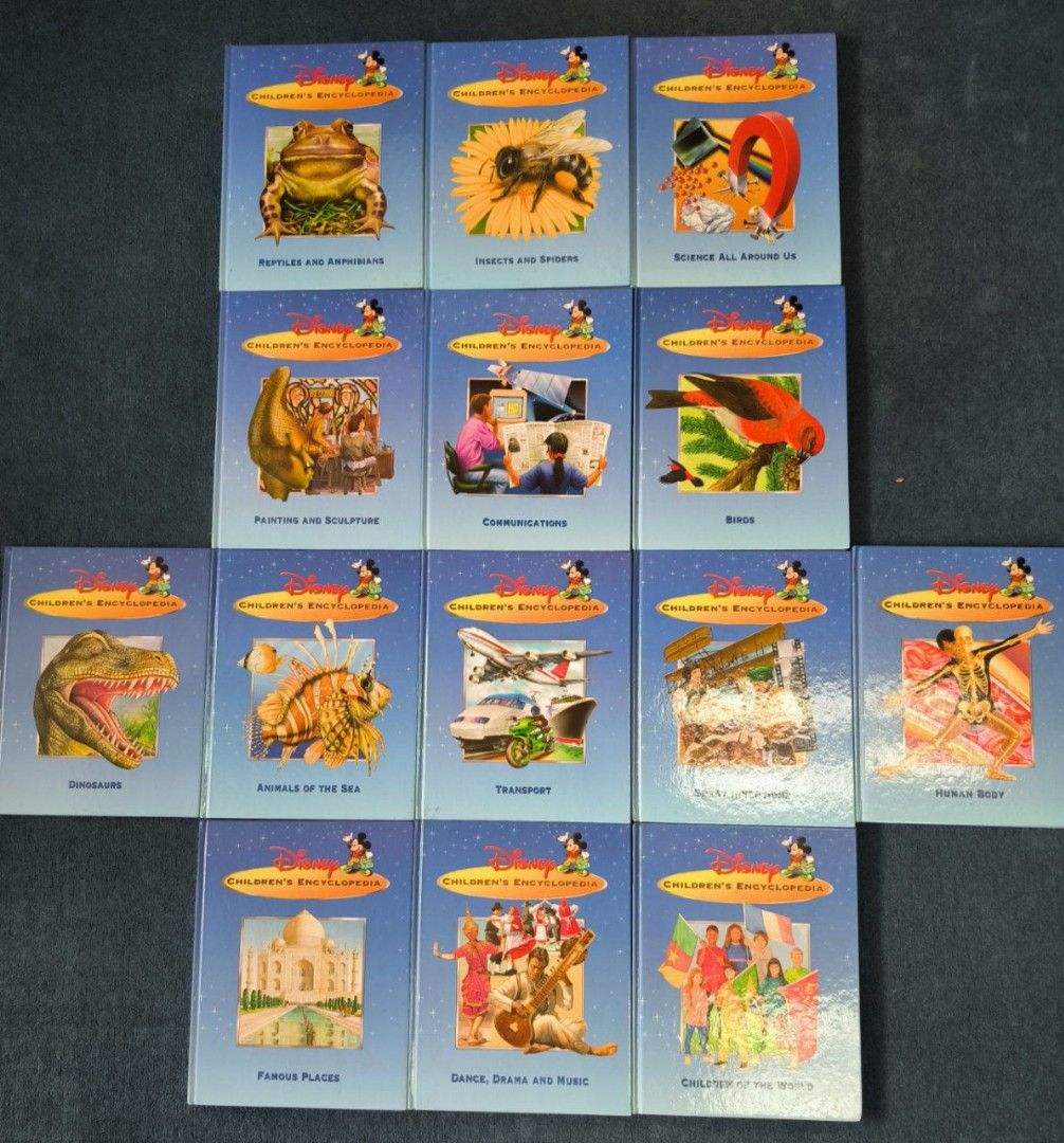 Grolier Disney Children Encyclopedia Encyclopaedia - 14 books in one ...