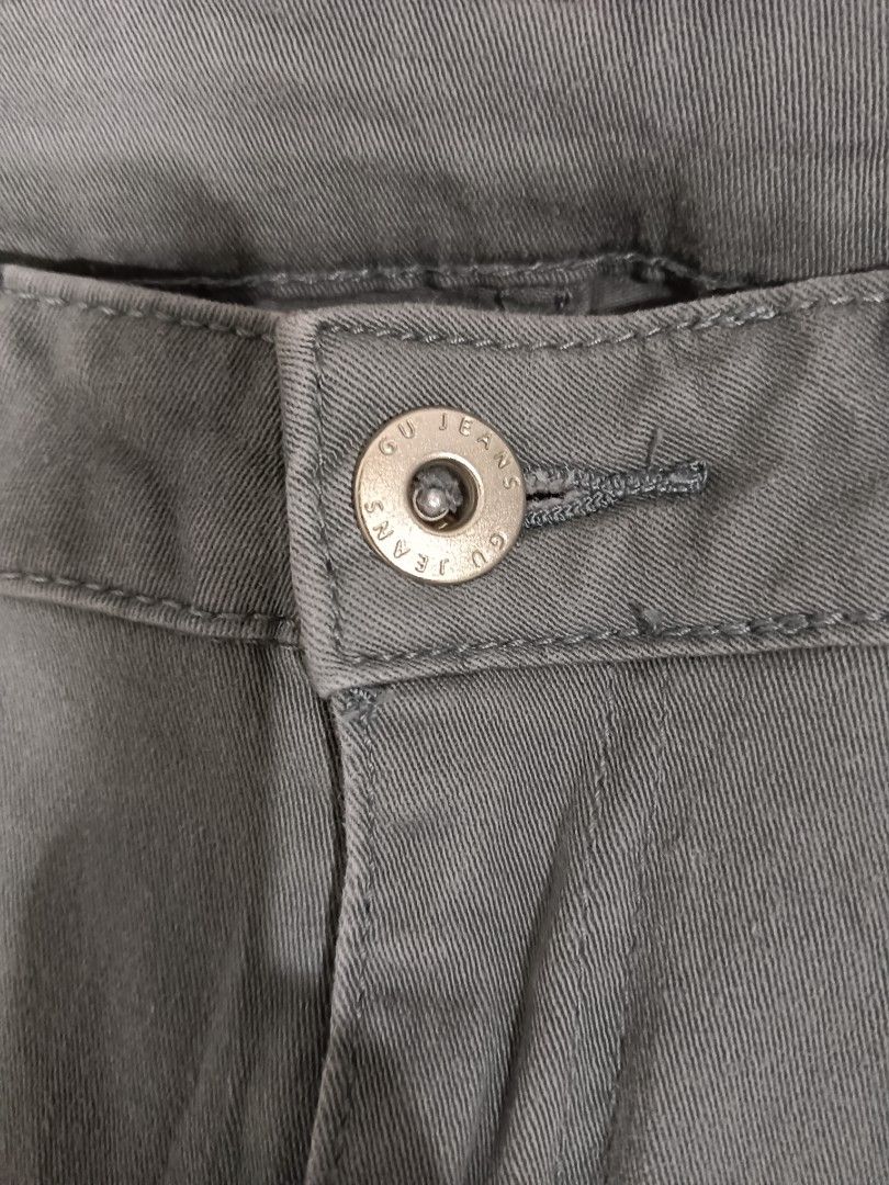 GU UNIQLO -Women Colord High Waist Skinny Jeans, Fesyen Wanita, Pakaian ...