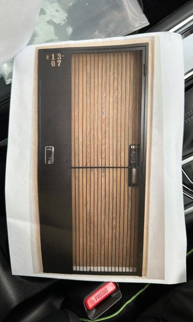 HDB Resale/HDB/BTO mild steel gate 3x7, Furniture & Home Living ...