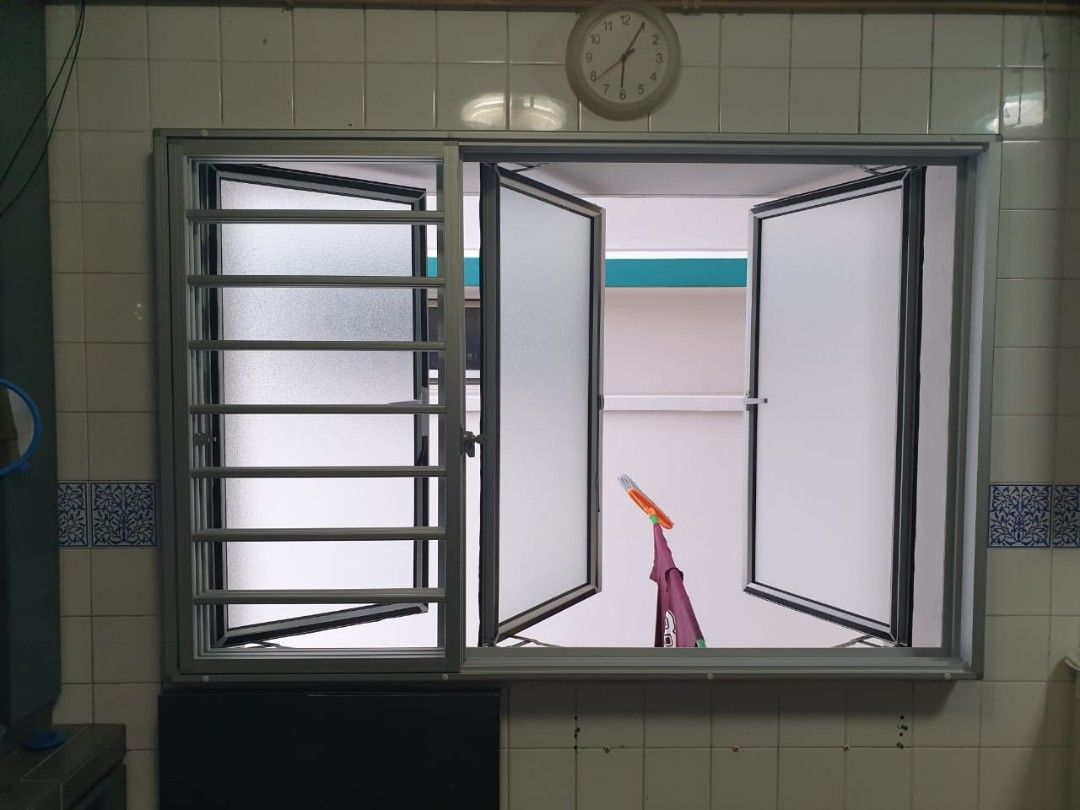 HDB/Bto/Resale/Window& grille/ toilet top hung window/sliding window ...
