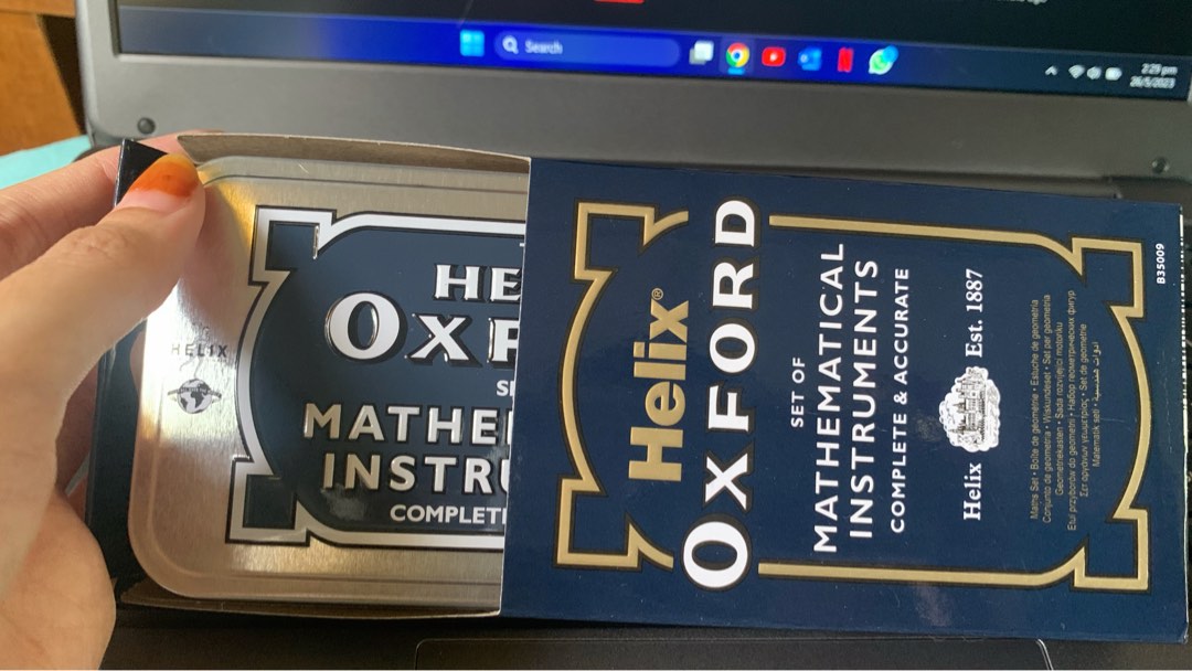 Helix Oxford set of Mathematical Intruments, Hobbies & Toys, Stationery ...