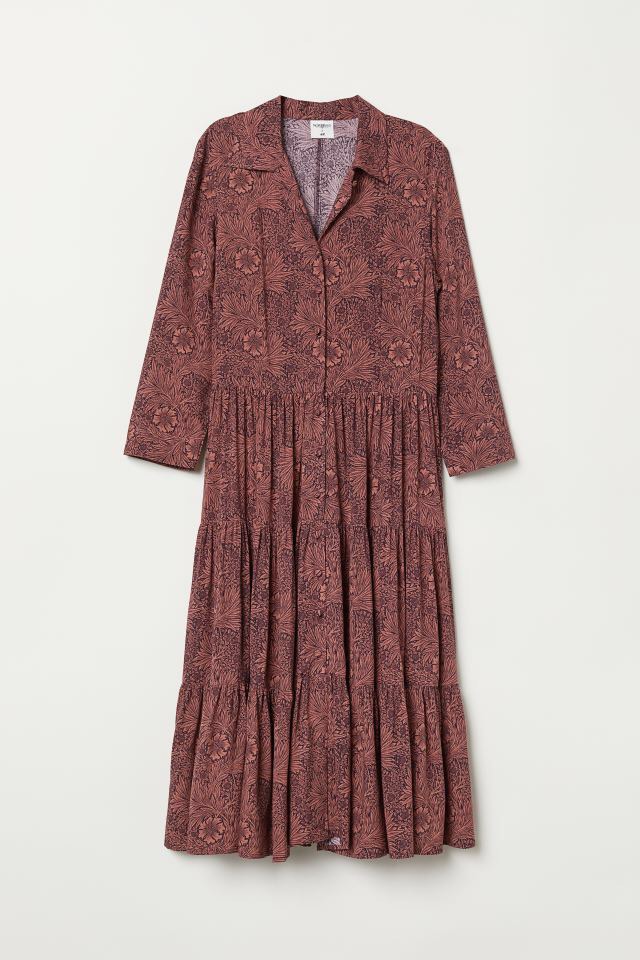 H&M x Morris & Co dress, Women's Fashion, Dresses & Sets, Dresses on ...