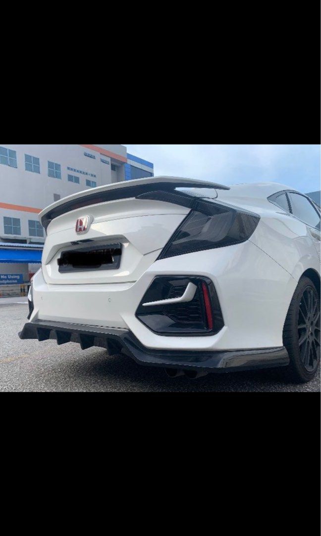 Honda Civic FC custom SI front lip / SI rear diffuser CIVICX 10th Gen ...