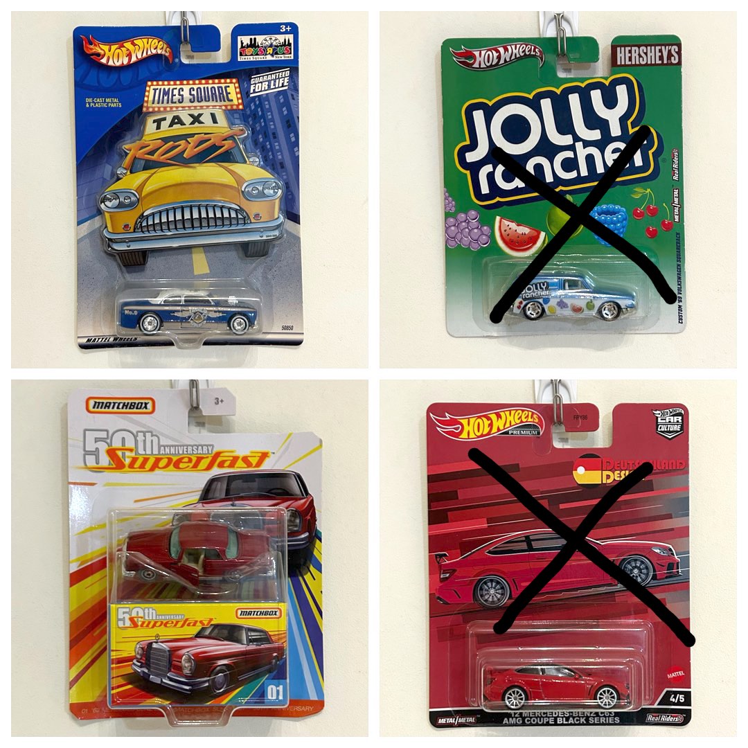Hot Wheels Martchbox premium / Shoebox, VW Squareback, Mercedes-Benz ...