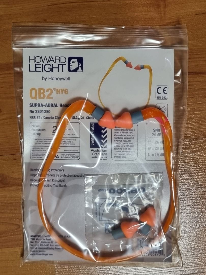 Howard Leight QB2 Supra-Aural Headband Earplug, Beauty & Personal Care ...