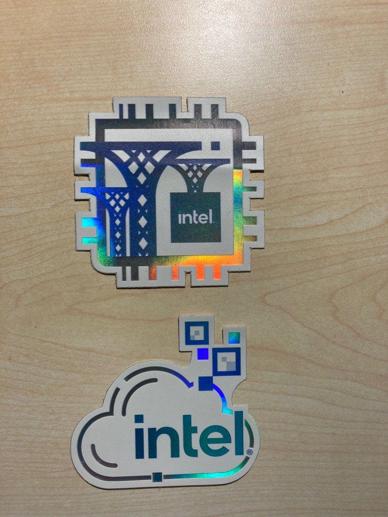 Intel Stickers, Everything Else on Carousell