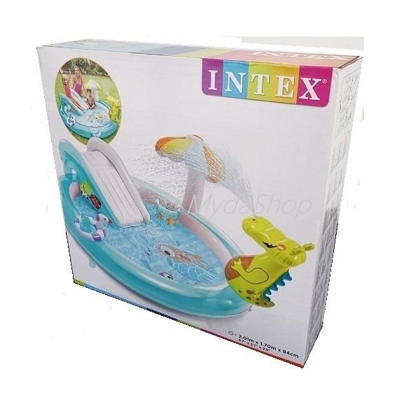INTEX Pool Crocodile Park Gator Play Center. Kolam Permainan Kanak2 ...