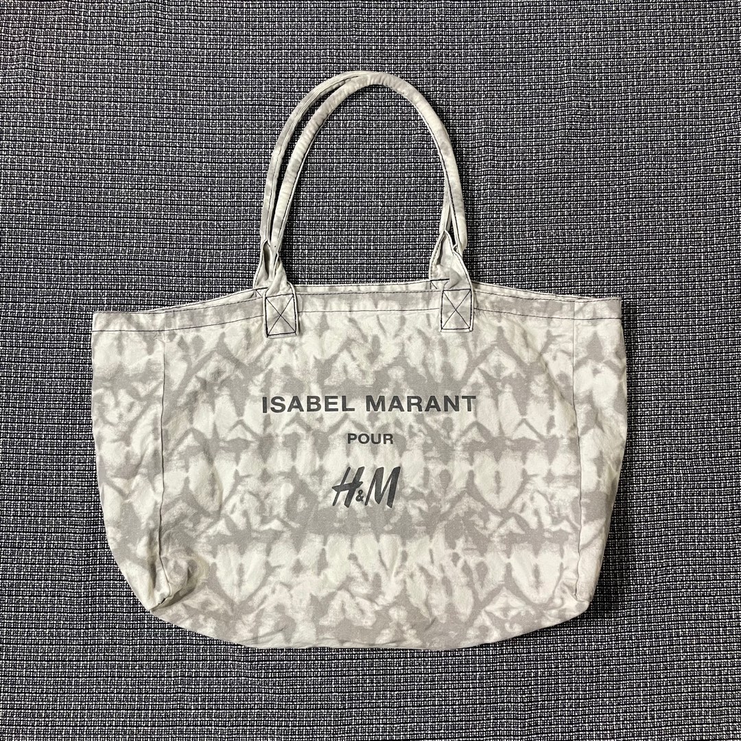 ISABEL MARANT X H&M Tie Dye Tote Bag, Luxury, Bags & Wallets on Carousell