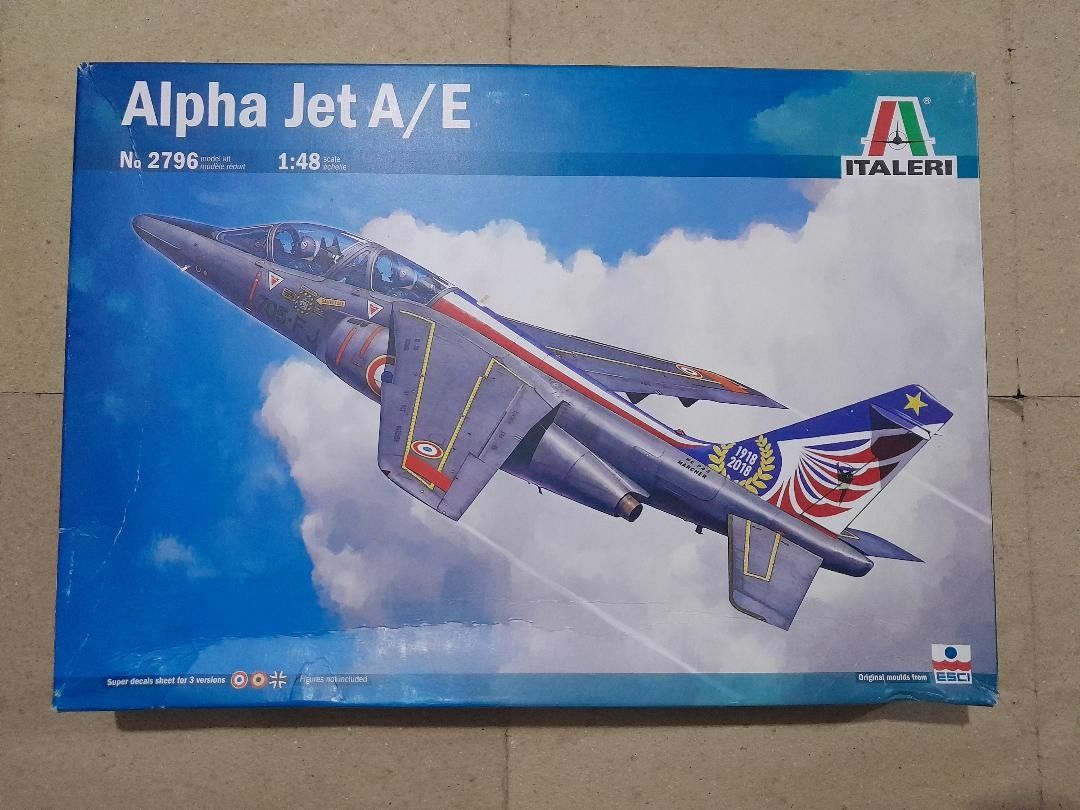 ITALERI 1/48 Alpha Jet A / E Model Kit, Hobbies & Toys, Toys & Games on ...